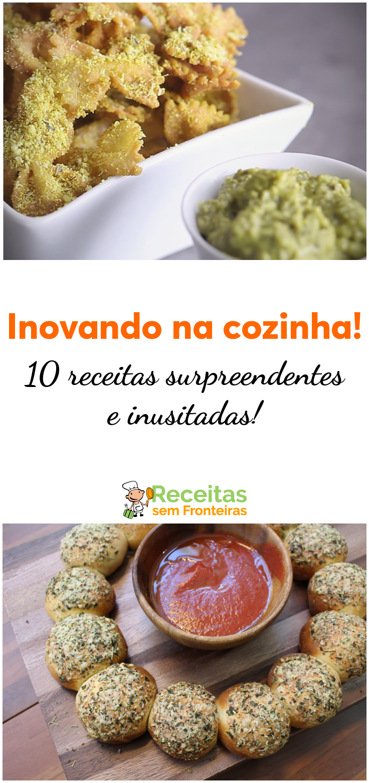 10 receitas SURPREENDENTES e INUSITADAS!