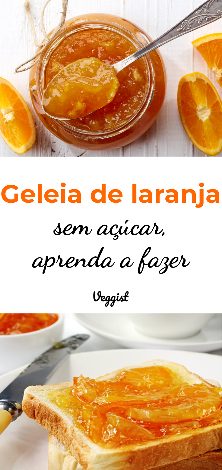 Como fazer geleia de laranja sem açúcar