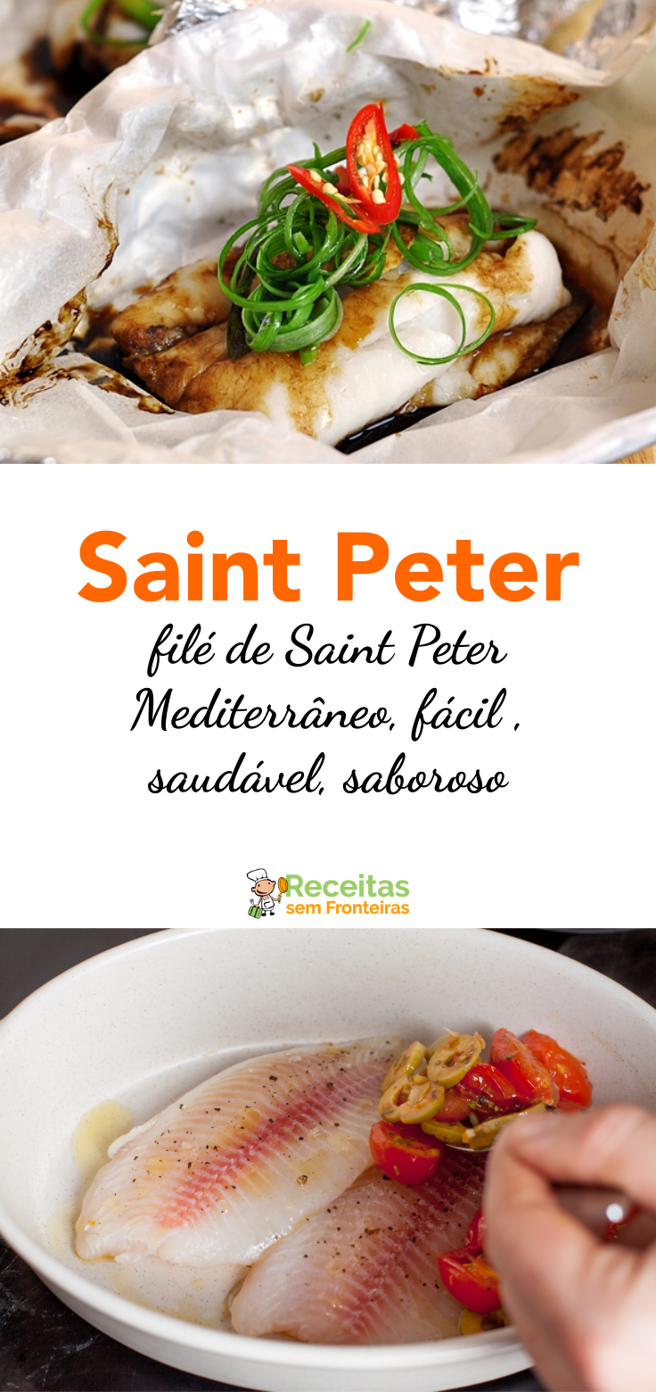Filé de Saint Peter Mediterrâneo
